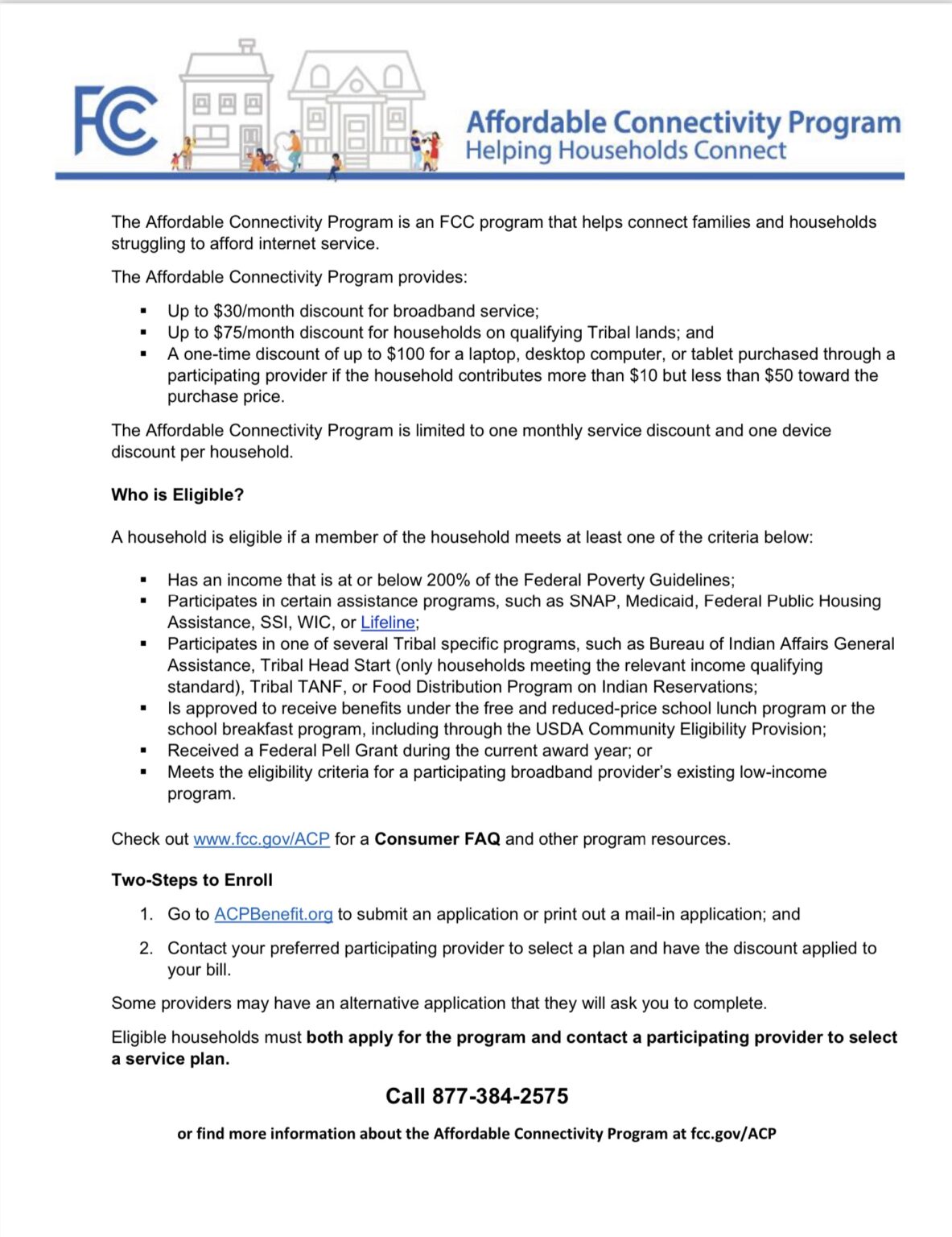 » Affordable Connectivity Program | Chancellor's Parent Advisory Council