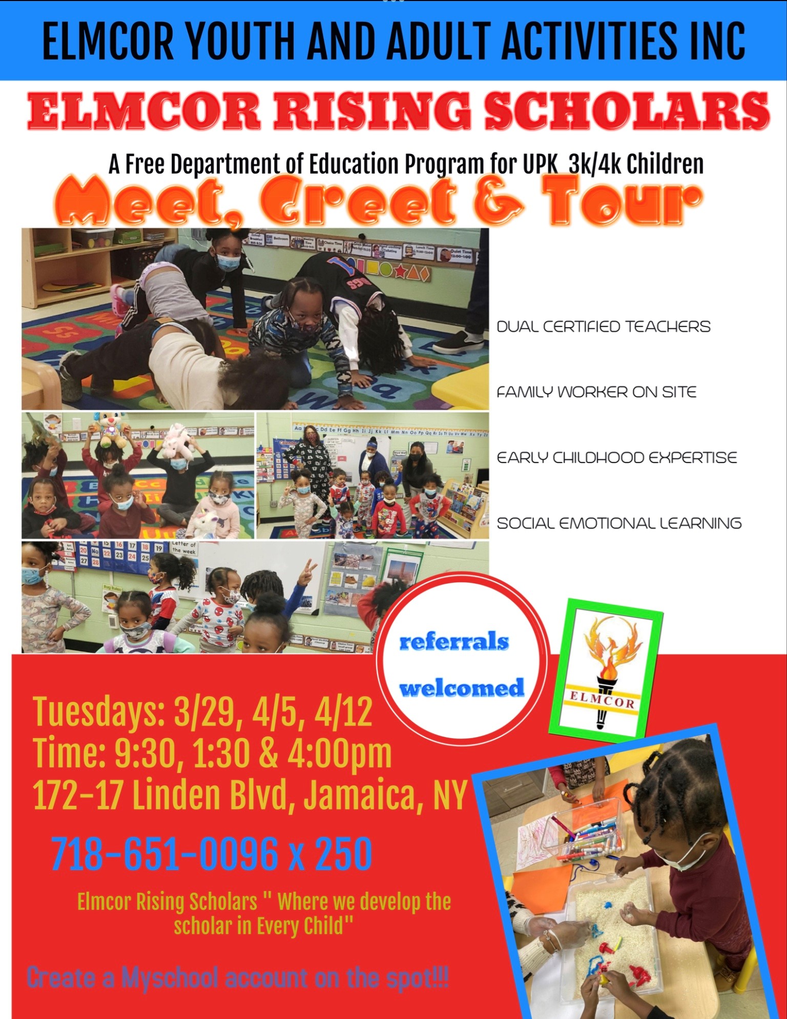 » Please share Elmcor Rising Scholars Meet, Greet & Tour Dates ...