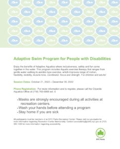 » Adaptive Swim Program for People with Disabilities – NYC Parks ...