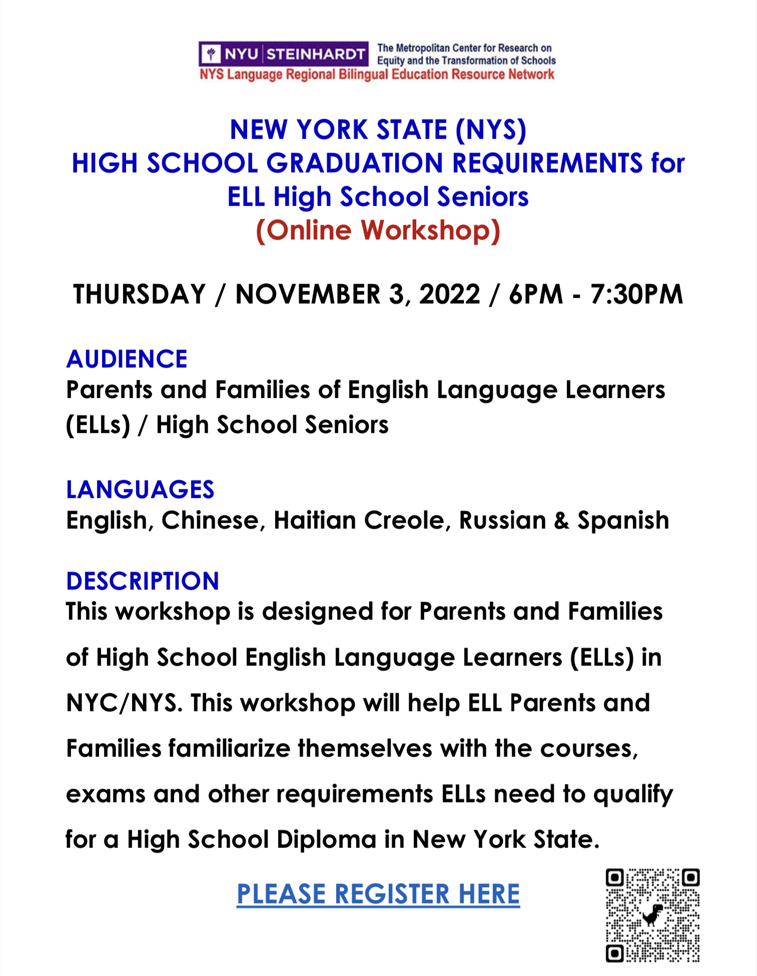 » New York State High School Graduation Requirements for ELL High ...
