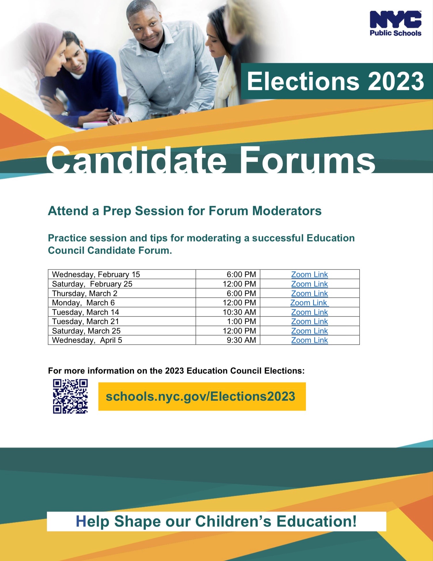 » Reminder! Moderator Prep Sessions Information and Flyer for Parent ...