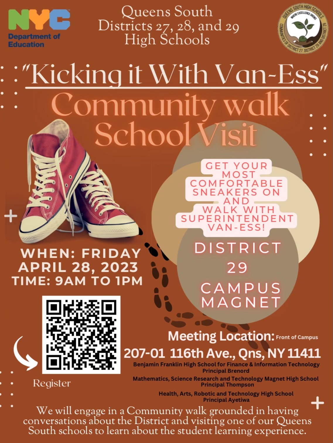 » HELLO – JOIN US! Kicking It With Van-Ess- D29 Community Walk and ...