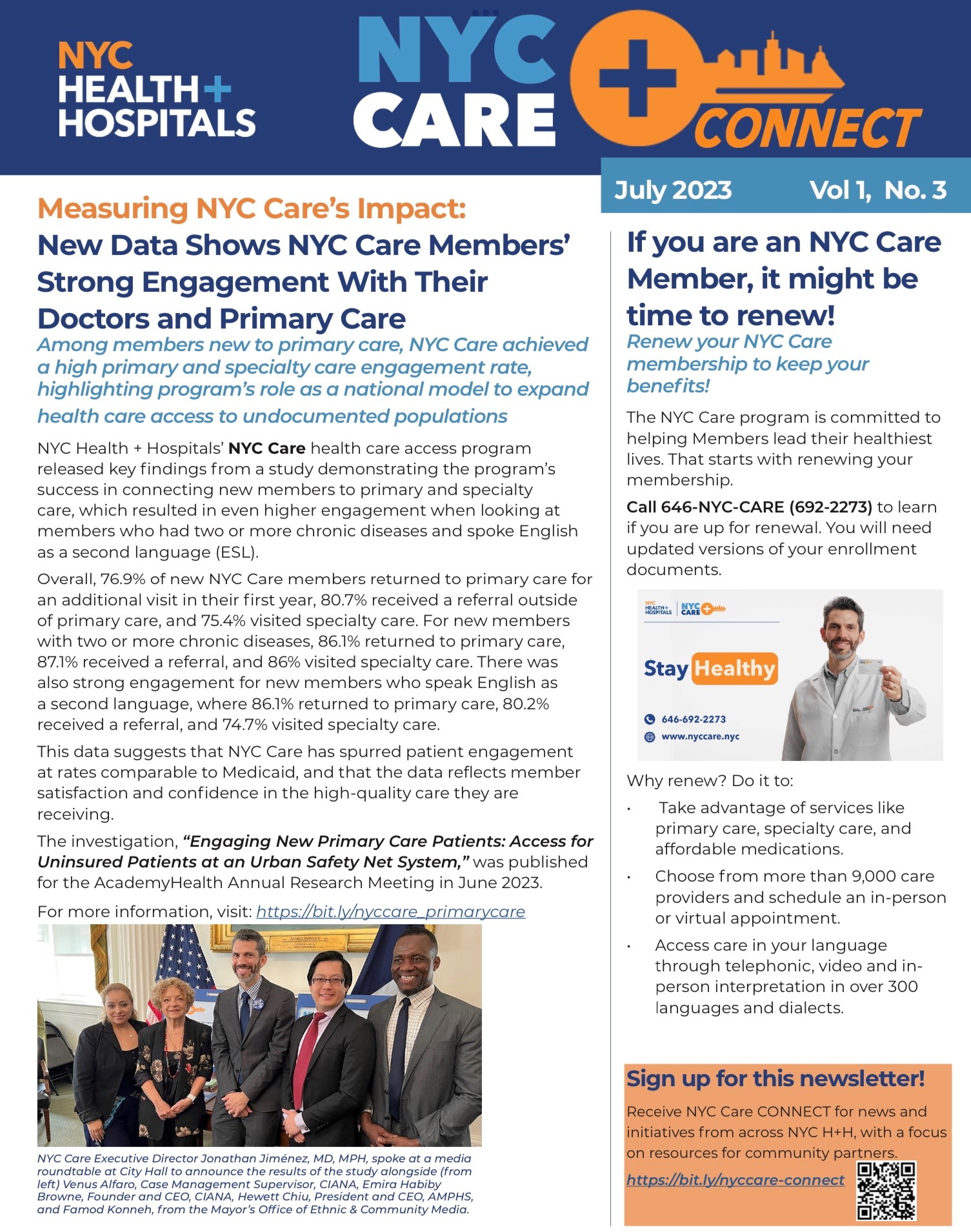 » July NYC Care Newsletter & Weekend of Action, July 14-16 2023 ...