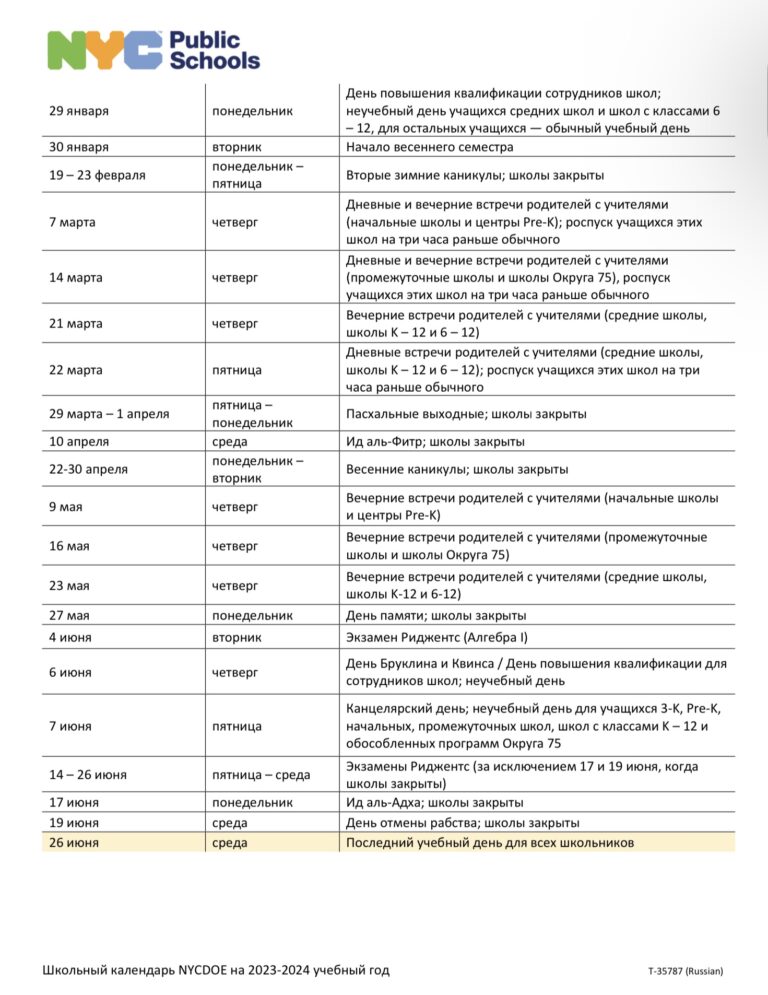 » NYC Public Schools’ 2023-2024 Calendar | Chancellor's Parent Advisory ...