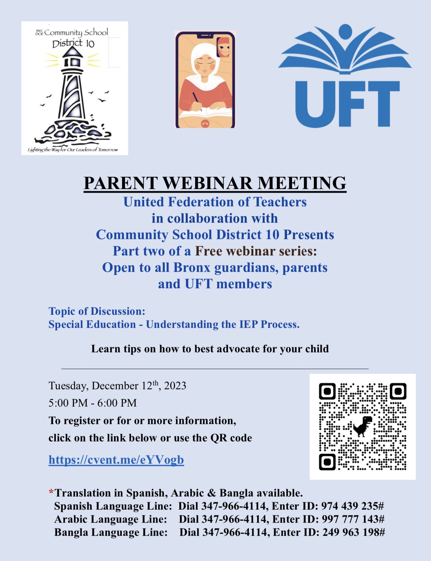 » Virtual Parent Workshop: Understanding the IEP Process on December 12 ...